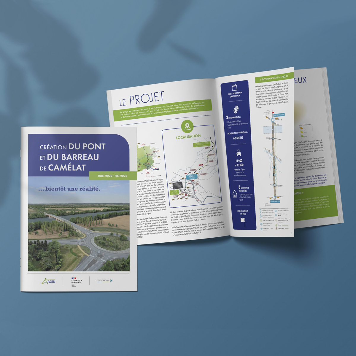 Pont et Barreau de Camélat - Lissen